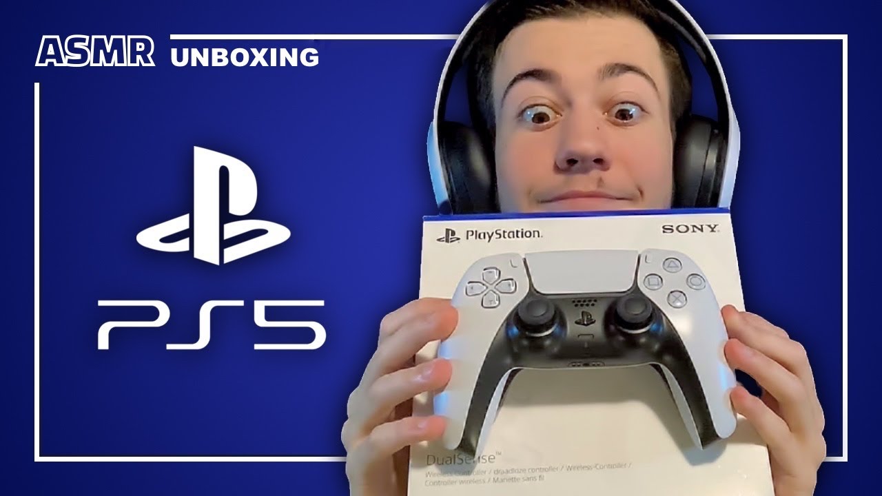 UNBOXING d'une manette PS5 — ASMR - YouTube