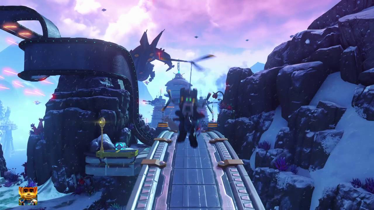 Ratchet & Clank PS4 Part 26: On Batalia Shooting Enemies with Cora ...