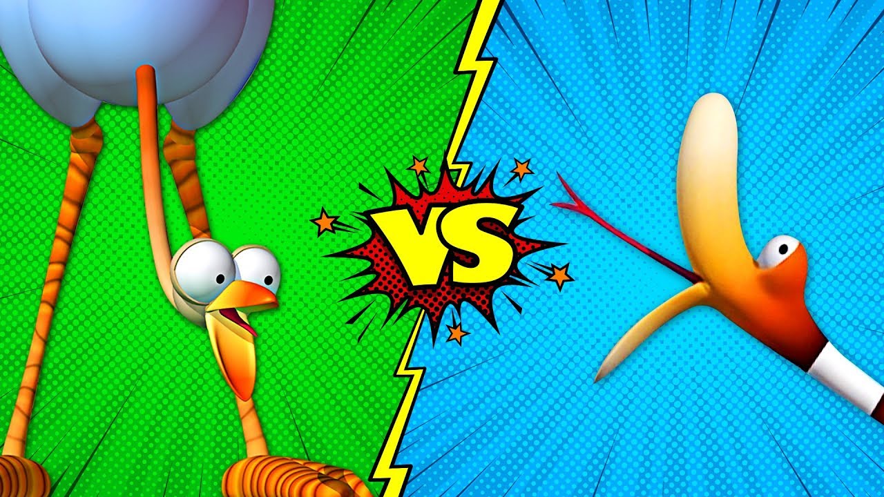 Ostrich VS Snake | Funny Cartoon For Kids | Jungle Animal Cartoon ...