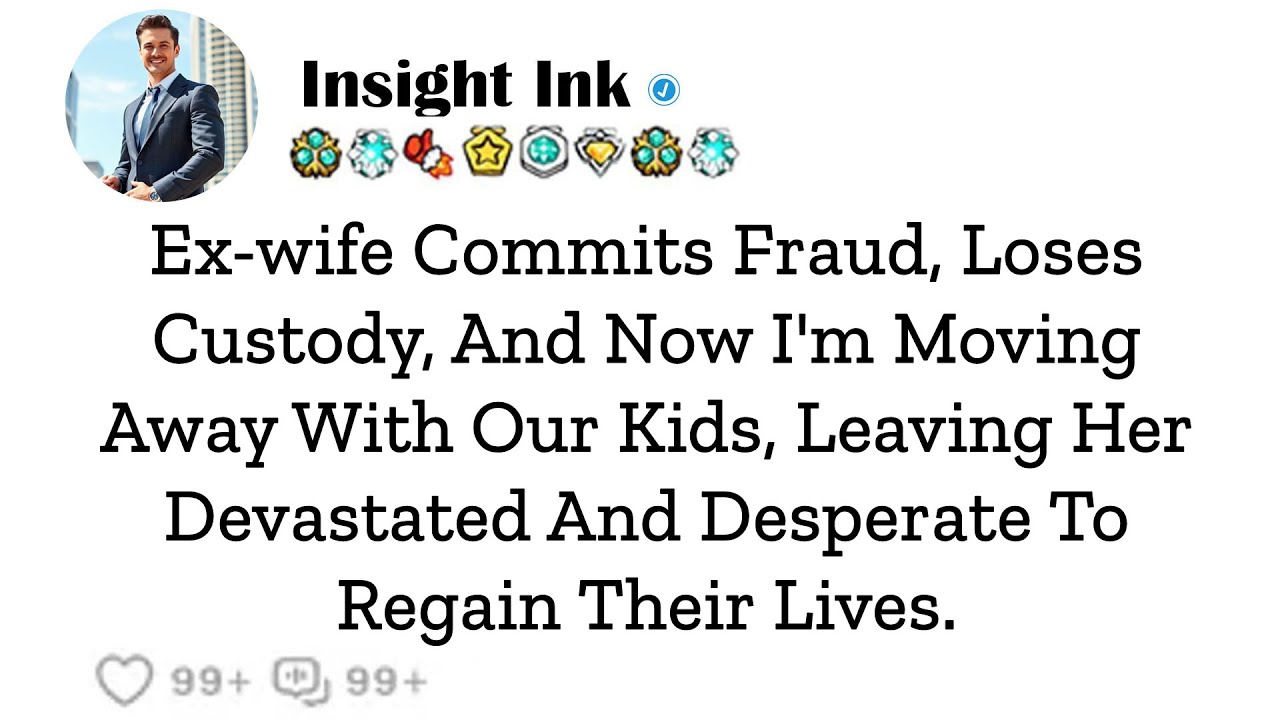 I am relocating with our kids, which has left my ex-wife heartbroken ...