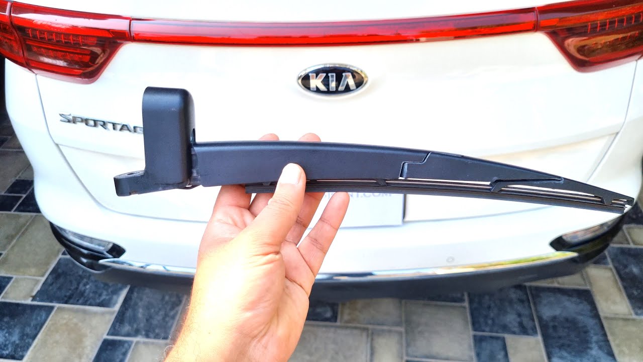 How to replace rear wiper arm in Kia Sportage - YouTube