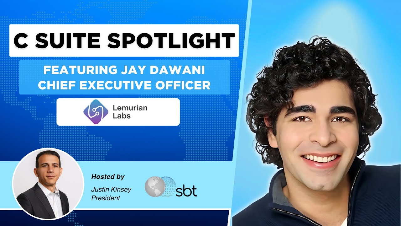 SBT C-Suite Spotlight: Jay Dawani, CEO Lemurian Labs - Full conversation - YouTube