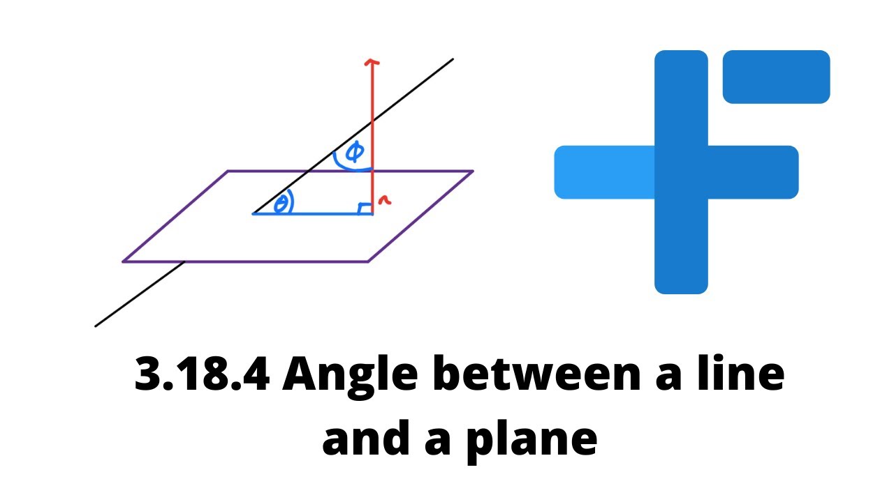 3.18.4 Angle Between a Line and a Plane| IB Math AA | Mr. Flynn IB ...