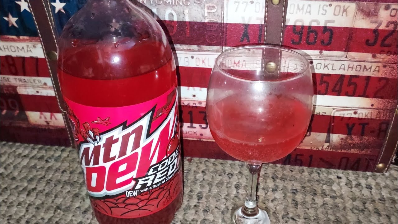 Mtn Dew Code Red ( New Logo Design For 2 Liter Bottle) Sip N Review ...