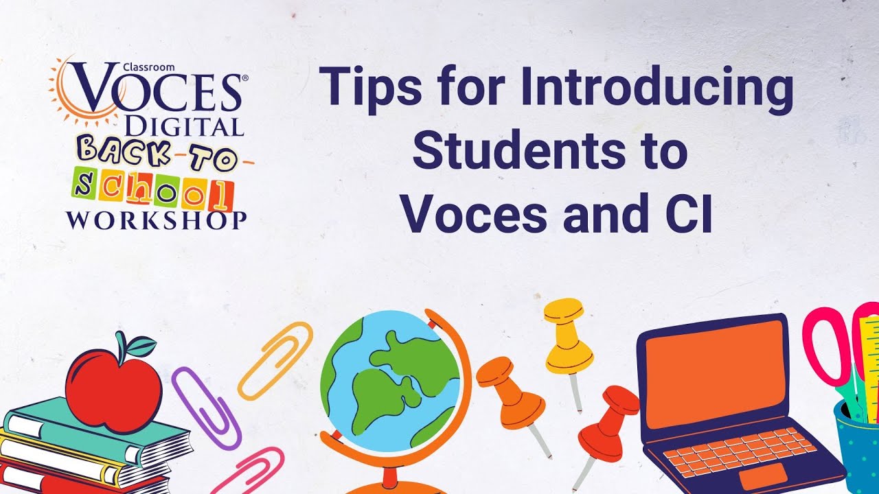 Tips for Introducing Students to Voces and CI - YouTube