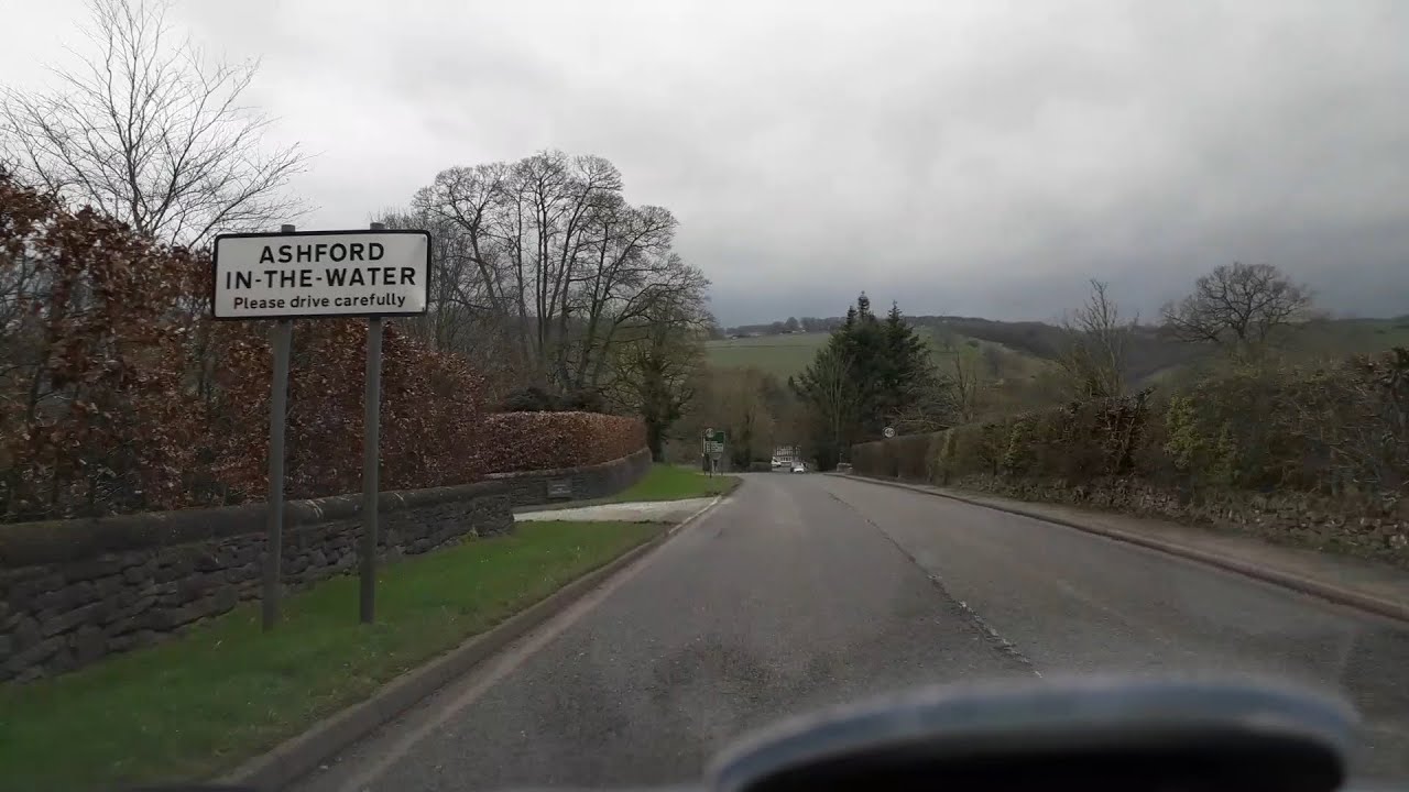 A Drive from Great Longstone Village to Ashford-in-the-water ...