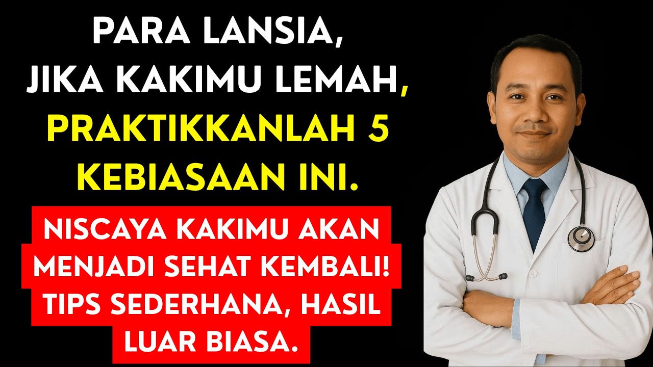 LANSIA WAJIB TAHU! Jika Kaki Anda Lemah, Konsumsi 5 Makanan Ini untuk ...