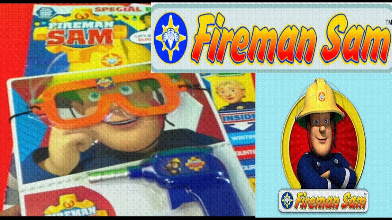 FIREMAN SAM COMIC ISSUE 105 + AWESOME FREE DRILL + GOGGLES UNBOXING ...
