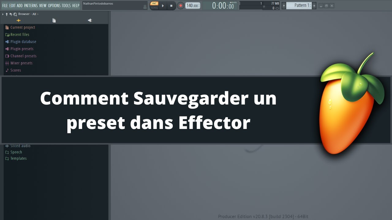 Sauvegarder un preset dans Effector - YouTube