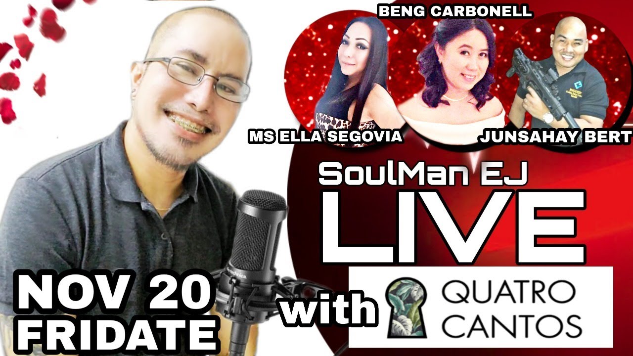 12th LIVESTREAM | FRIDATE with QUATRO CANTOS | VLOGGERS/SINGERS ...