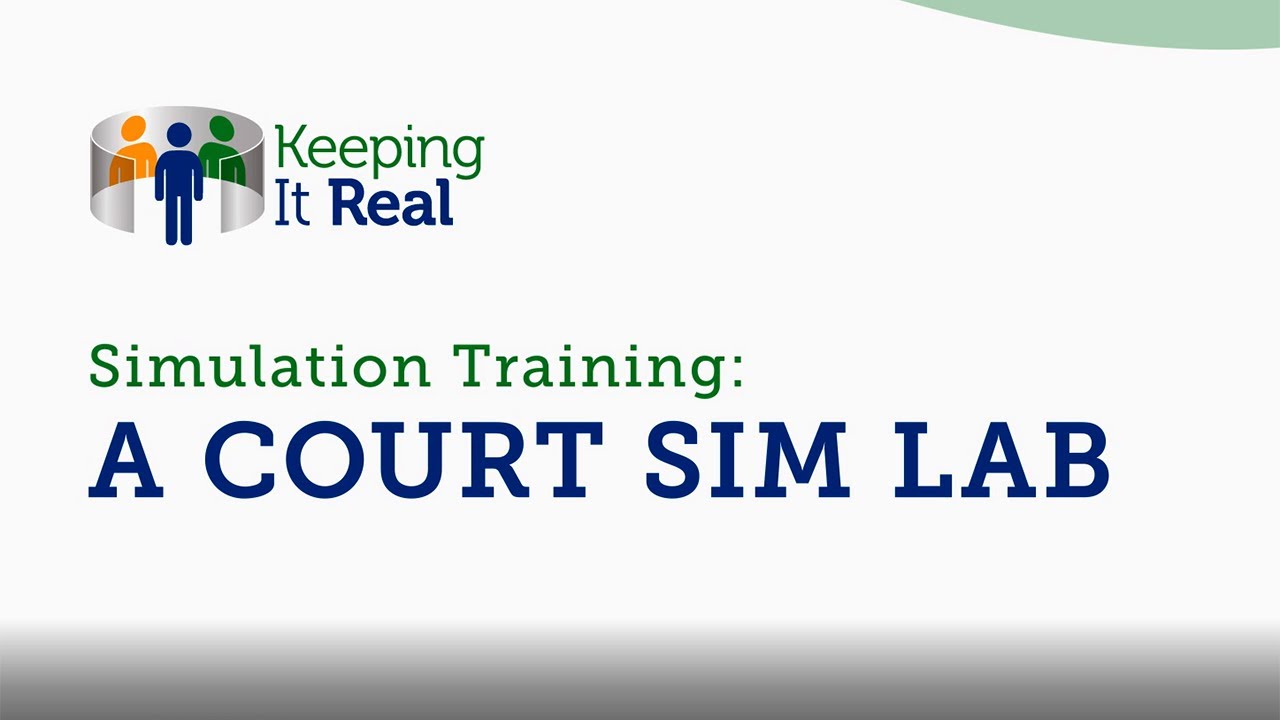 Simulation Training: A Court Sim Lab - YouTube