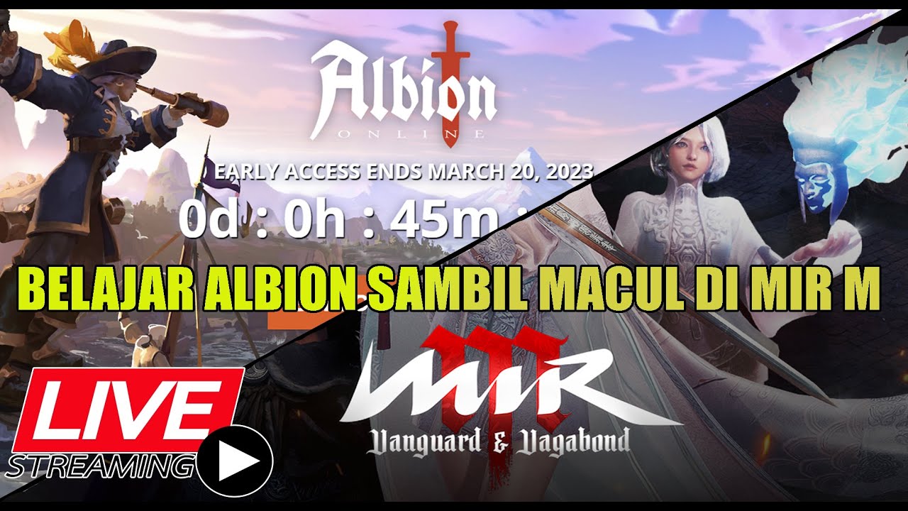 [LIVE] Belajar Albion Online Asia Server - Sambil Macul di Mir M - YouTube