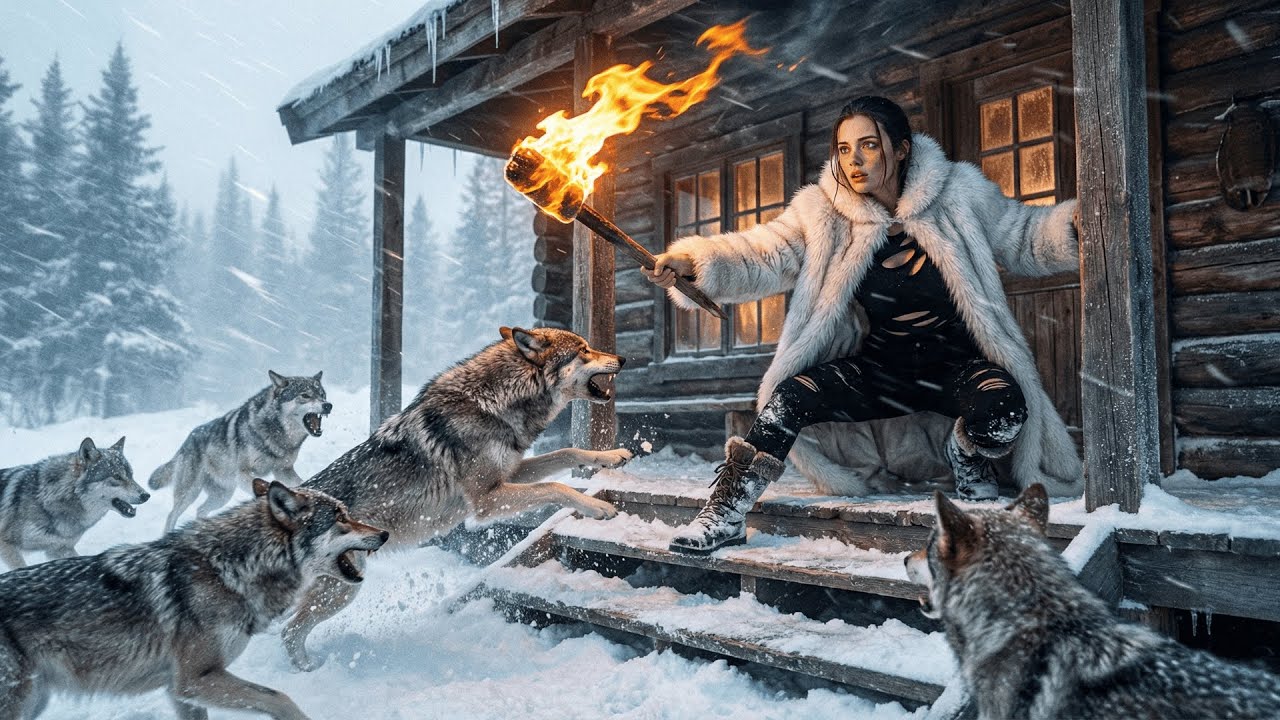 Girl alone surviving the frozen wilderness | Her fight against deadly ...