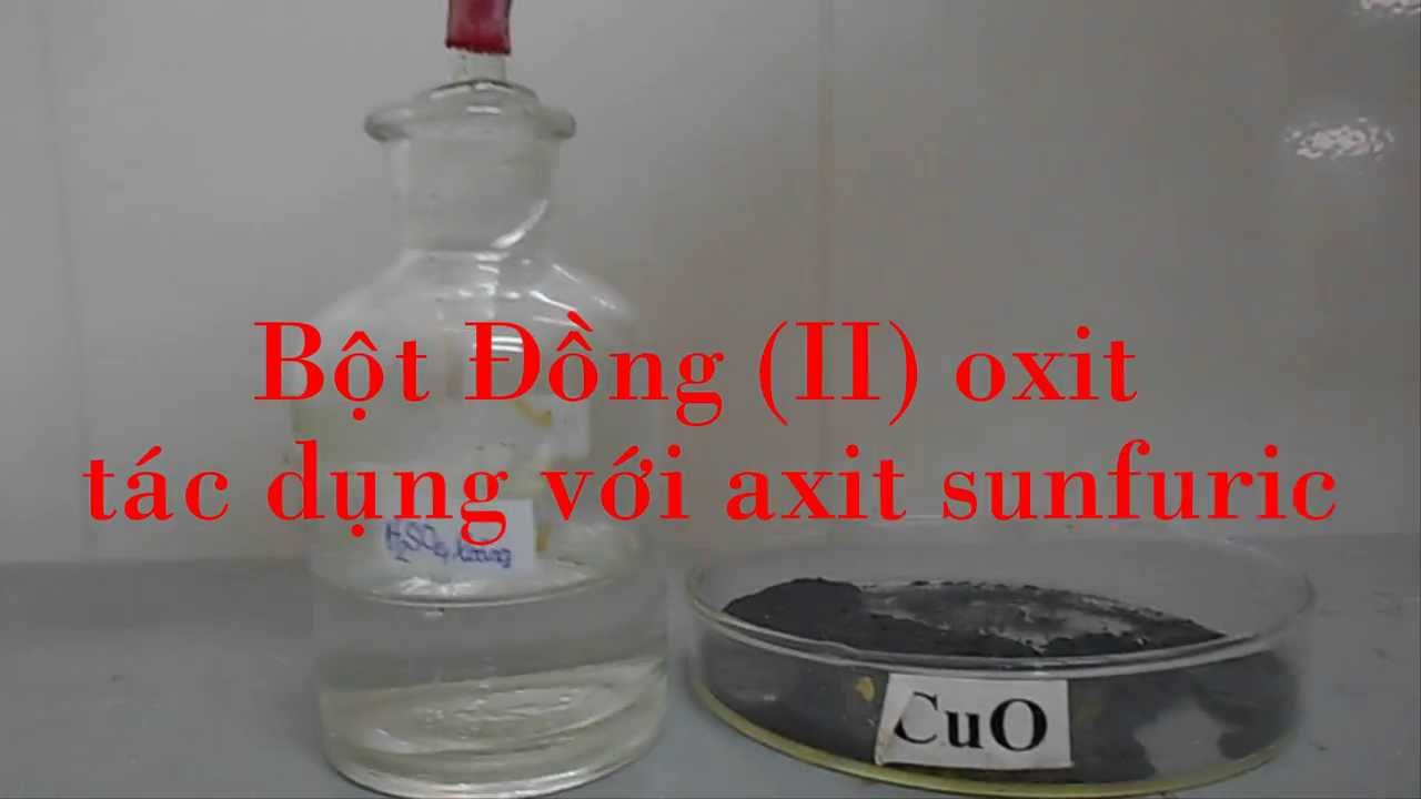 CuO + H2SO4 - YouTube