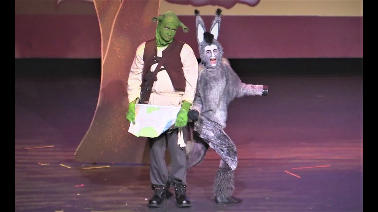 JACK RODMAN as SHREK & REESE RODMAN as DONKEY in "SHREK - THE MUSICAL ...