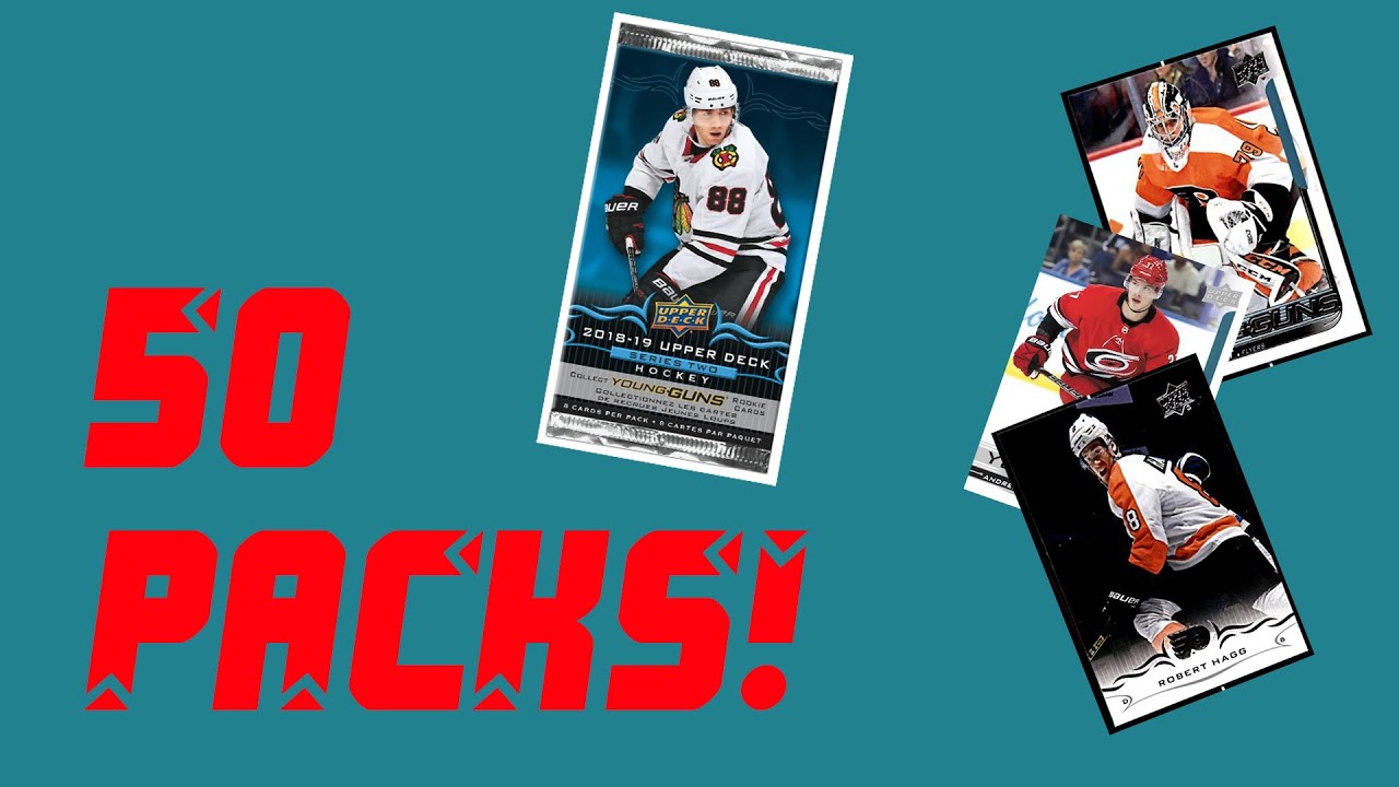Robert Hagg Strikes Again 50 UD 18 19 Series 2 Packs Triple Deke robert-hagg-strikes-again-50-ud-18-19-series-2-packs-triple-deke
