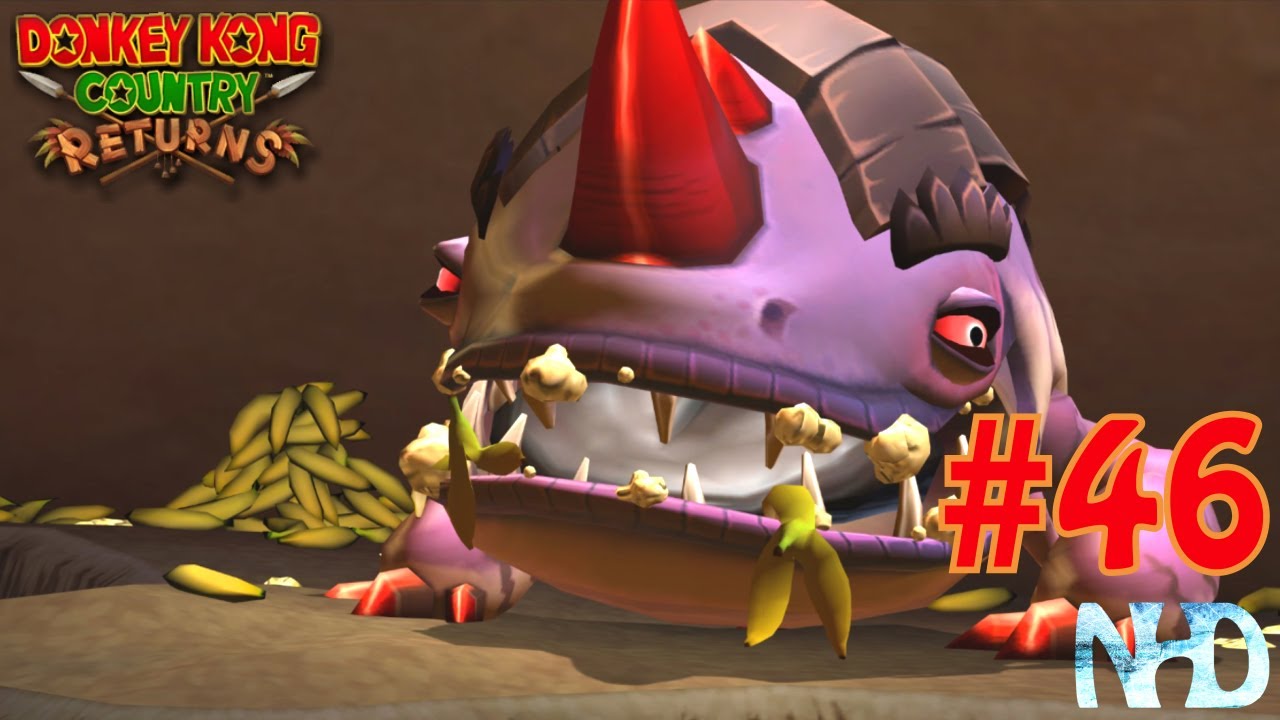 Let's Play Donkey Kong Country Returns (pt46) Cliff 6-B Thugly's ...