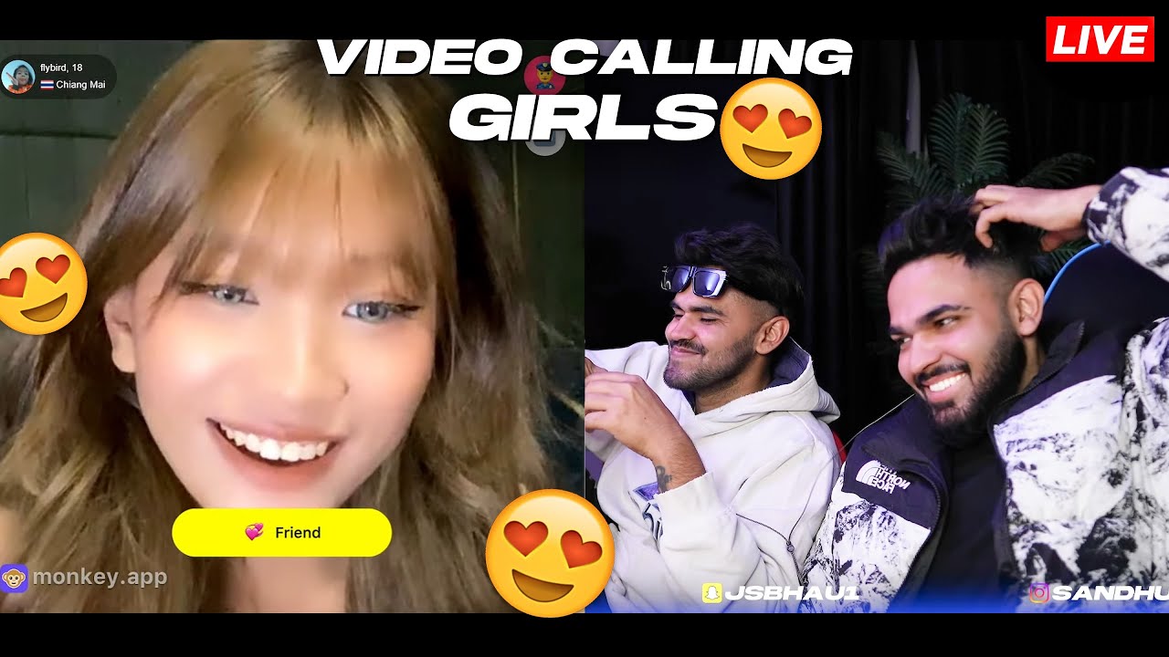 VIDEO CALLING RANDOMS on MONKEY APP / OMEGLE | @sandhu2op #omegle # ...