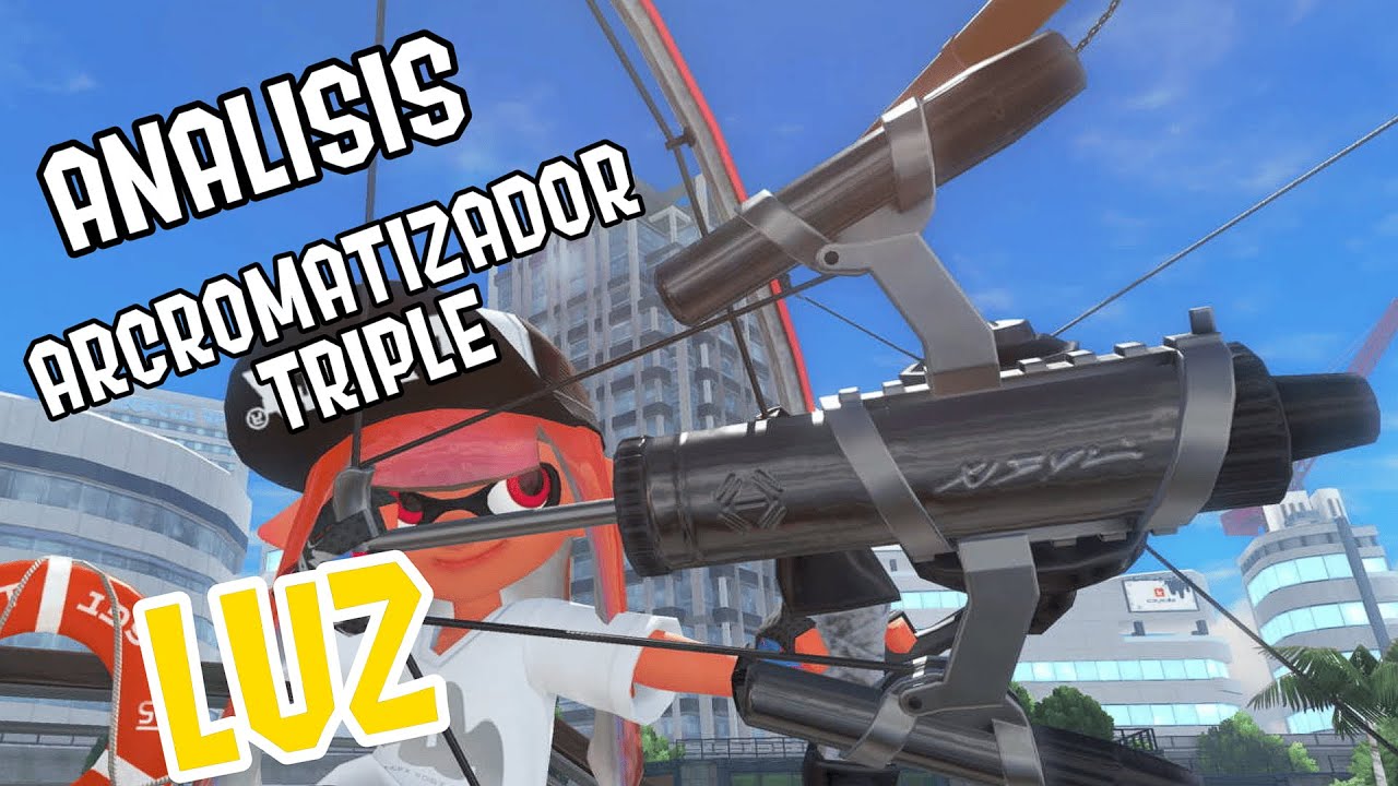 ANALISIS ARCROMATIZADOR TRIPLE LUZ | SPLATOON 3 | ANALISIS DE ARMA ...