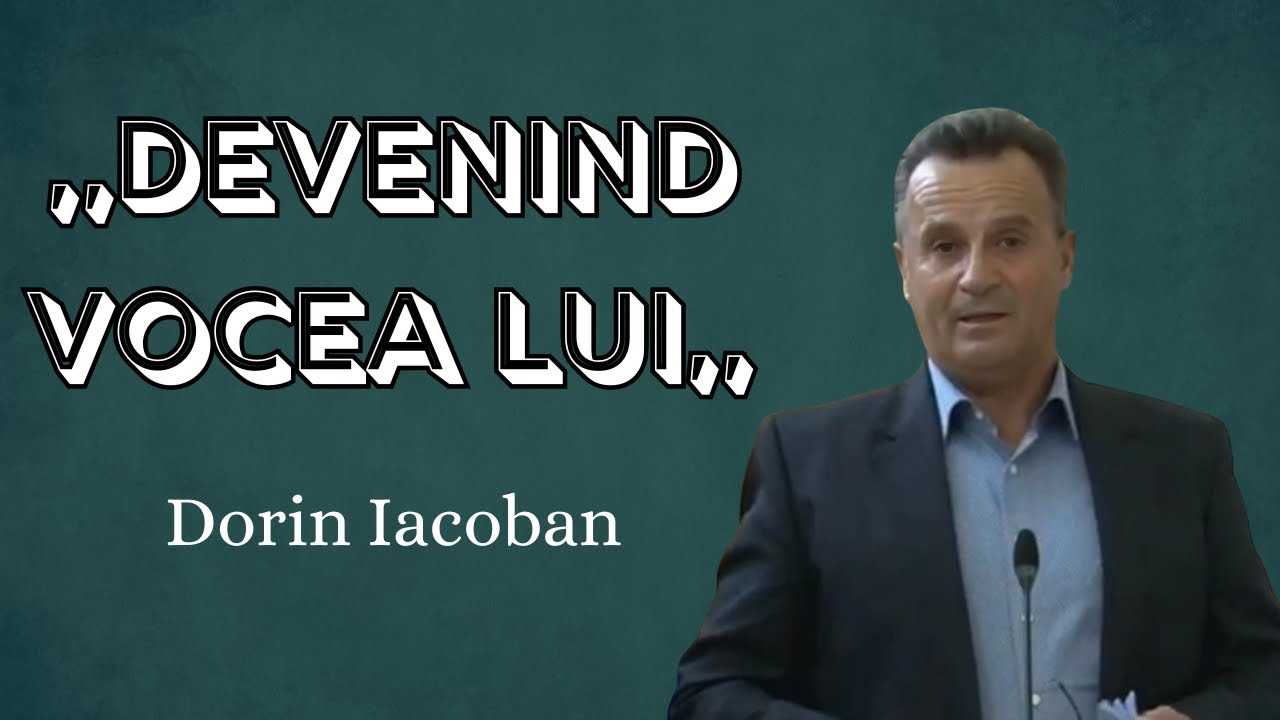 Dorin Iacoban | LIVE | Devenind vocea Lui - Matei 3:1-11 - YouTube