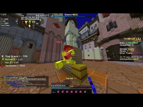 Sonoyuncu Titnanyum karma PVP paralı duel gök kesme gök w gök