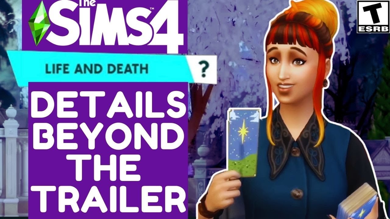 NEW Details: Life and Death Sims 4 Expansion Pack - YouTube