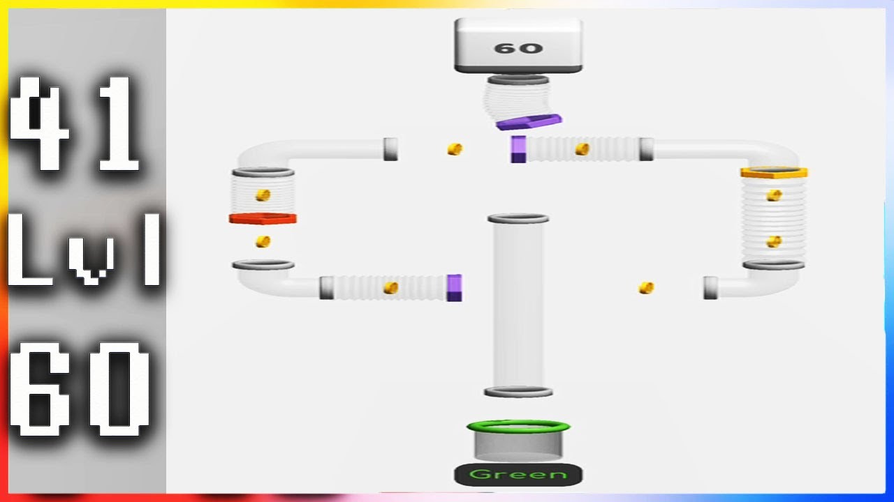 Ball Pipes - Gameplay Walkthrough - Levels 41-60 - YouTube