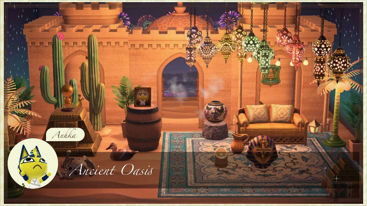 ACNH HHP | Ankha's Ancient Oasis | 클레오 | ナイル - YouTube