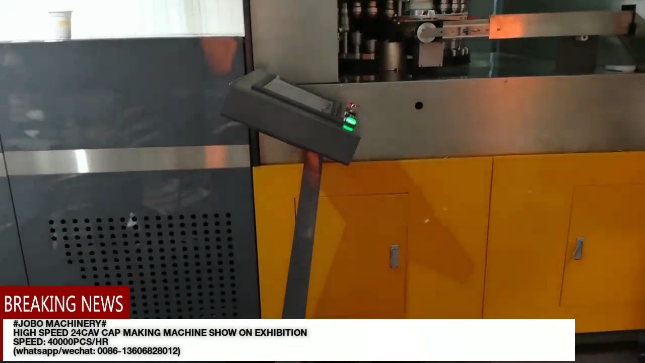 PLASTIC CAP COMPRESSION MOLDING MACHINE - YouTube