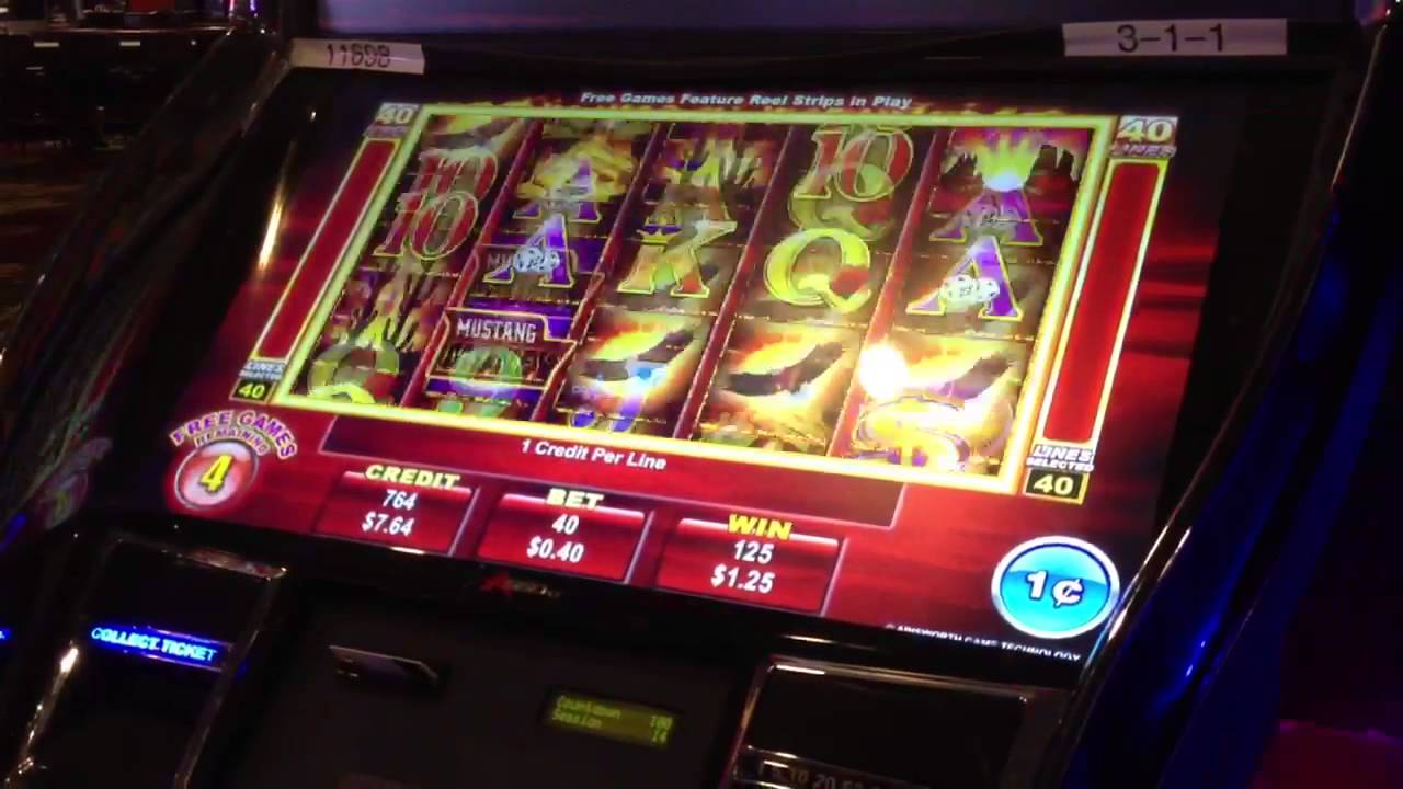 Trying out the Mustang Money Slot Machine - YouTube