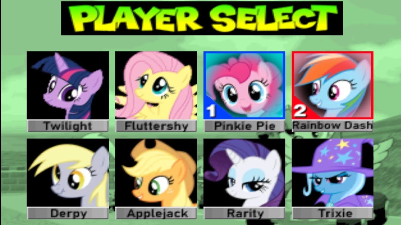 Pony Kart 64 (2 Player) - PONYS DRIVE TOO!? -Pinkie Pie, Rainbow Dash ...