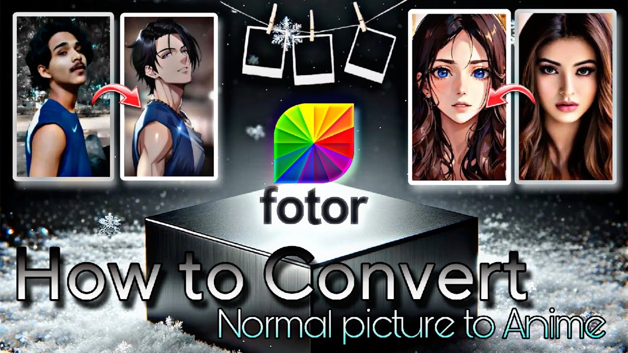 How to Convert a Normal Picture to Anime or Cartoon Picture || Image to ...