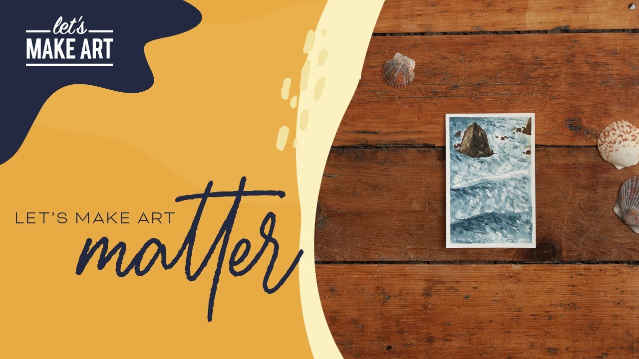 Let's Make Art Matter: Along the Coast Mini Tutorial by Sarah Cray ...