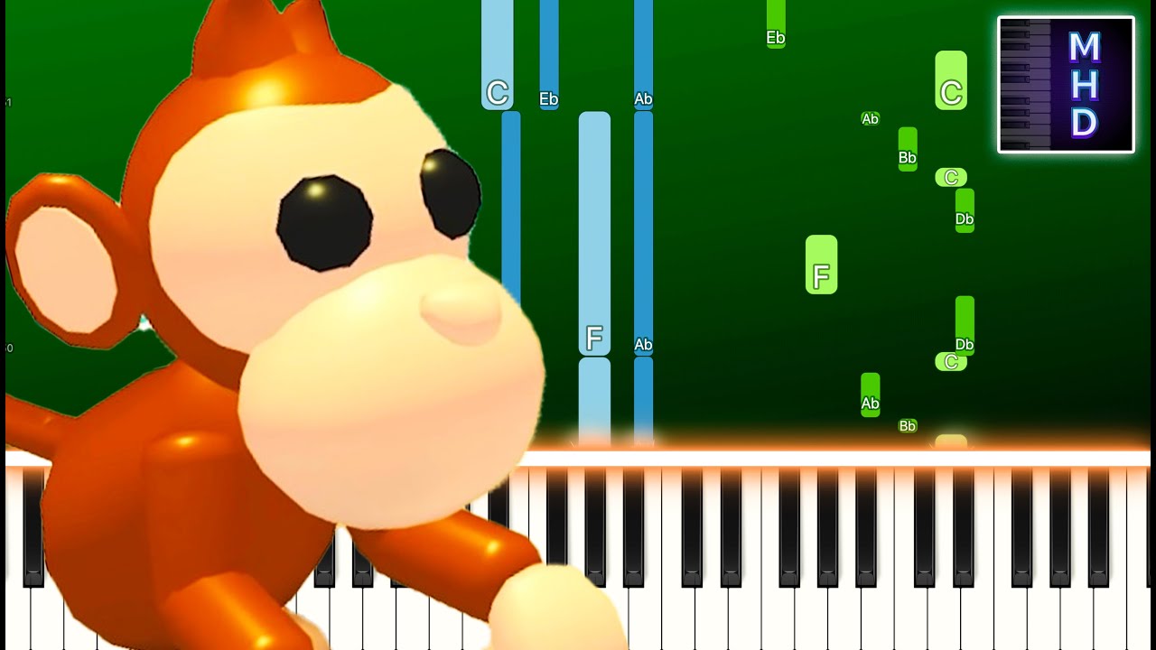 Adopt me - VIP Room music (Roblox) (Piano Tutorial Easy) - YouTube