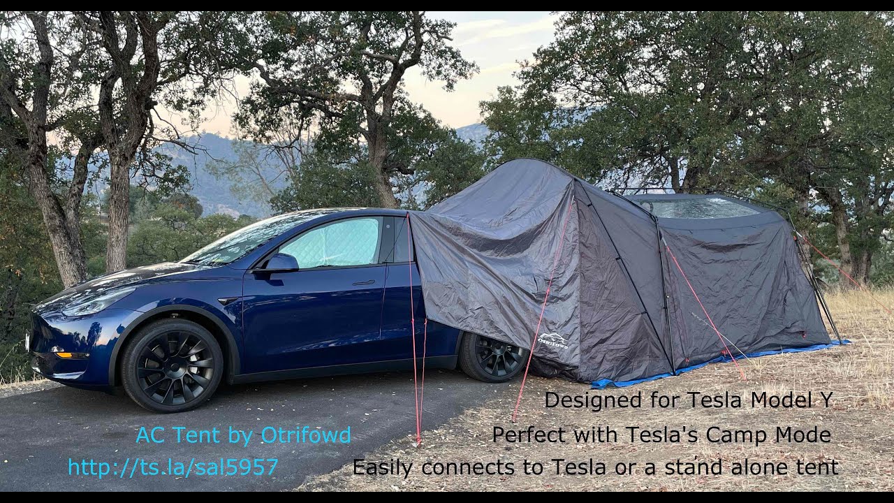 Tesla Model Y AC Tent By Otrifowd 2023 4K - YouTube