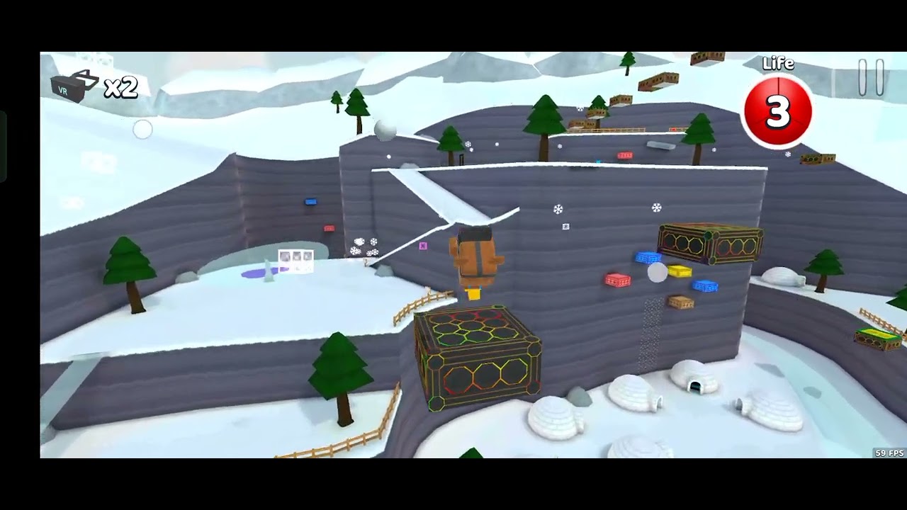 How To Complete Pink Rabbit parkour Snow Veley - YouTube