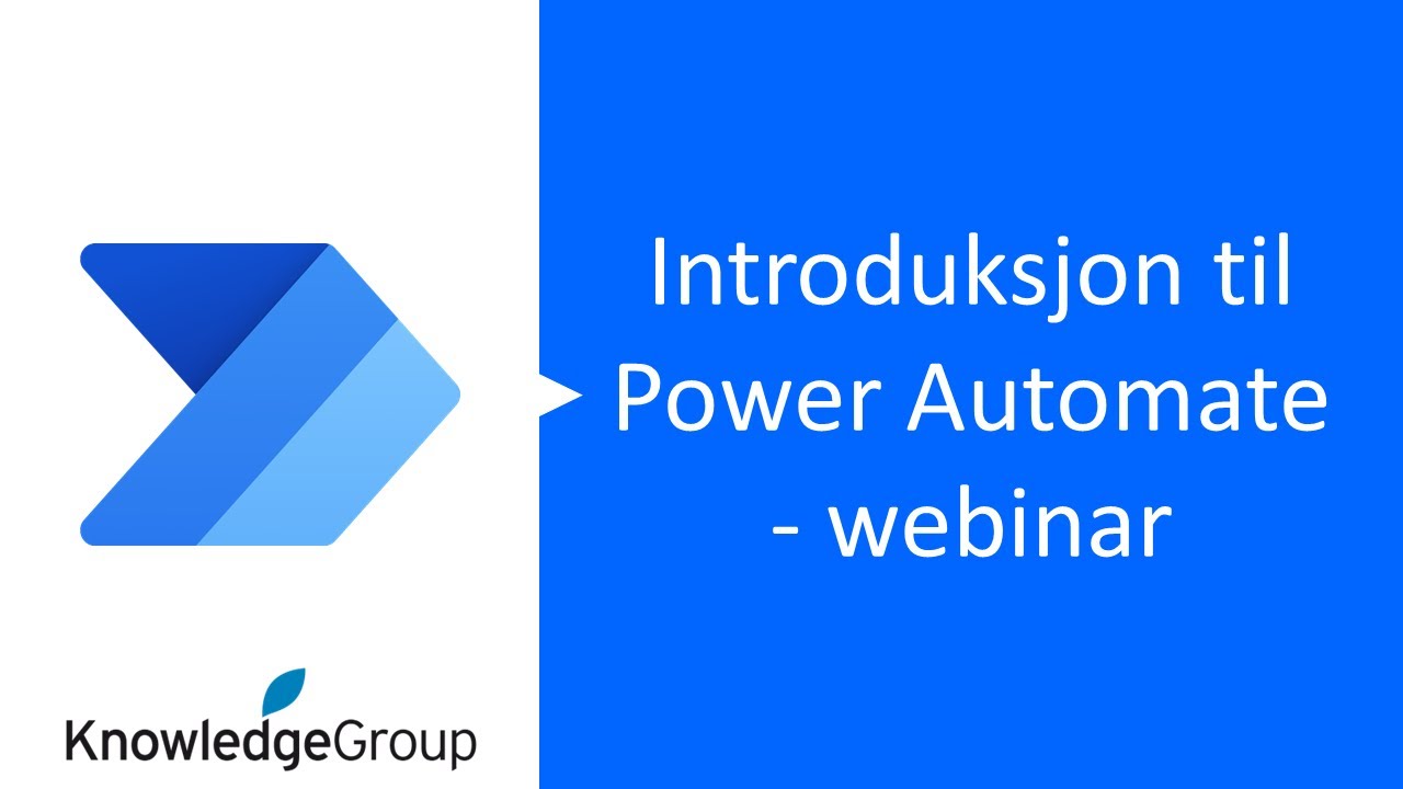 Introduksjon til Power Automate - januar 2025 - YouTube