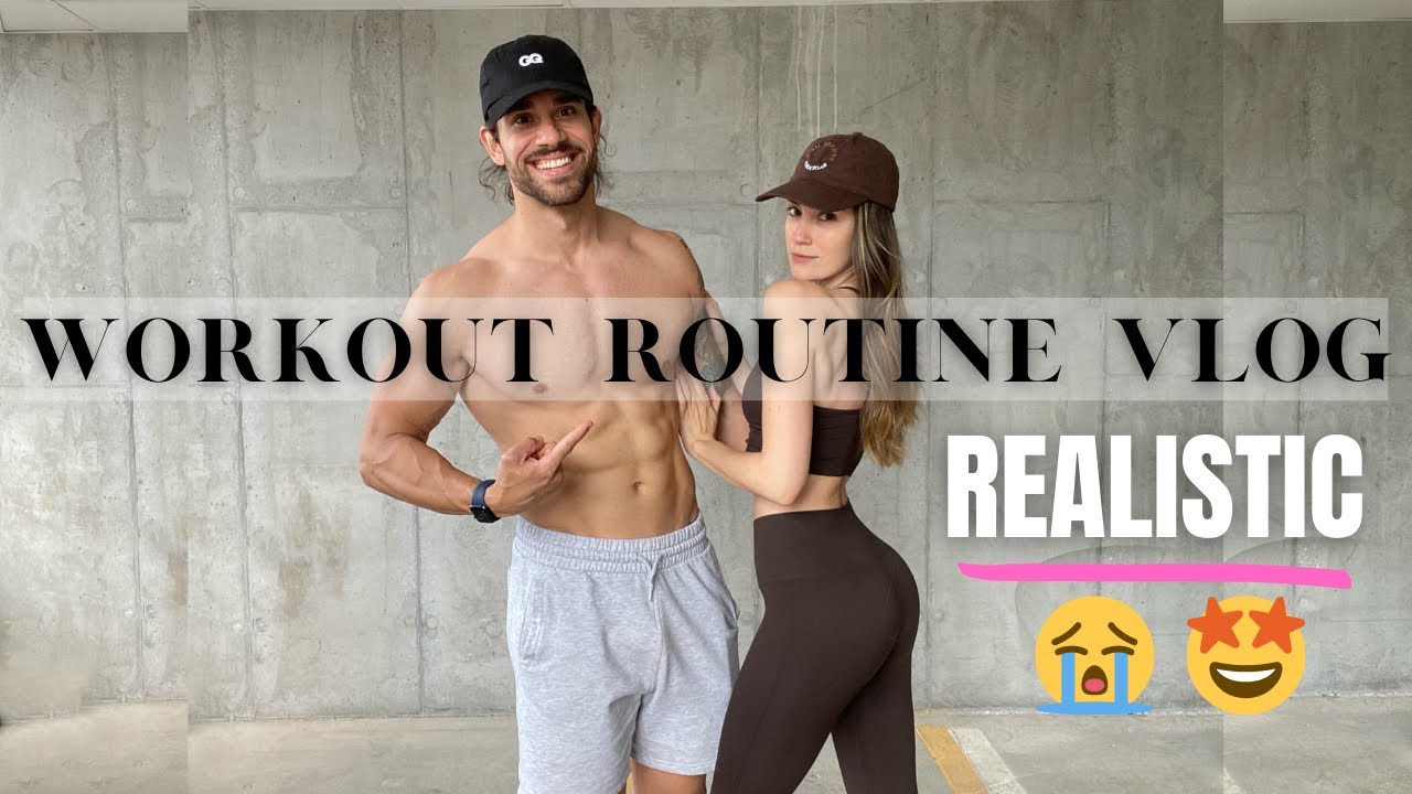 REALISTIC WORKOUT ROUTINE VLOG! | workout with me and my trainer ...