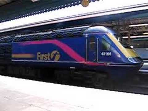 HST Power Car Start Up 43156 Paxman Valenta 15/09/06 - YouTube