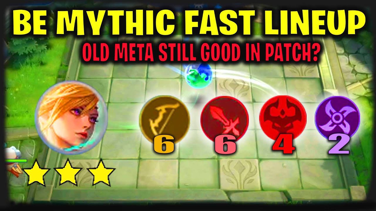 BE A MYTHIC FASTER WITH THIS LINEUP!MAGIC CHESS NEW META 664 SYNERGY ...