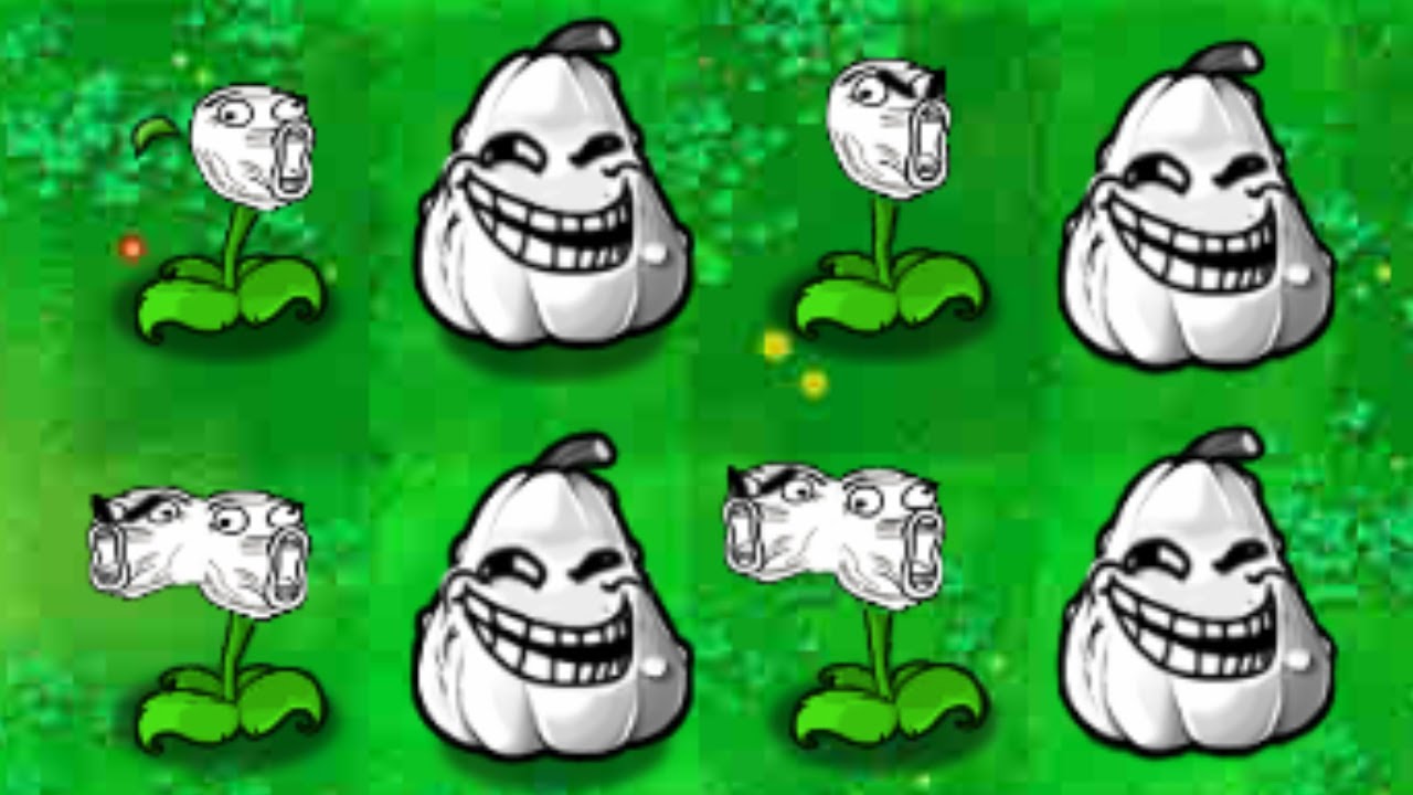 Troll Face Plants - Plants vs Zombies Hack - YouTube
