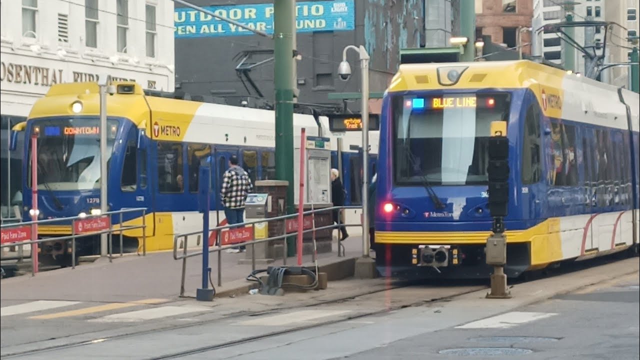Metro Transit Siemens S700 & Bombardier LF-70 On the Blue Line at ...