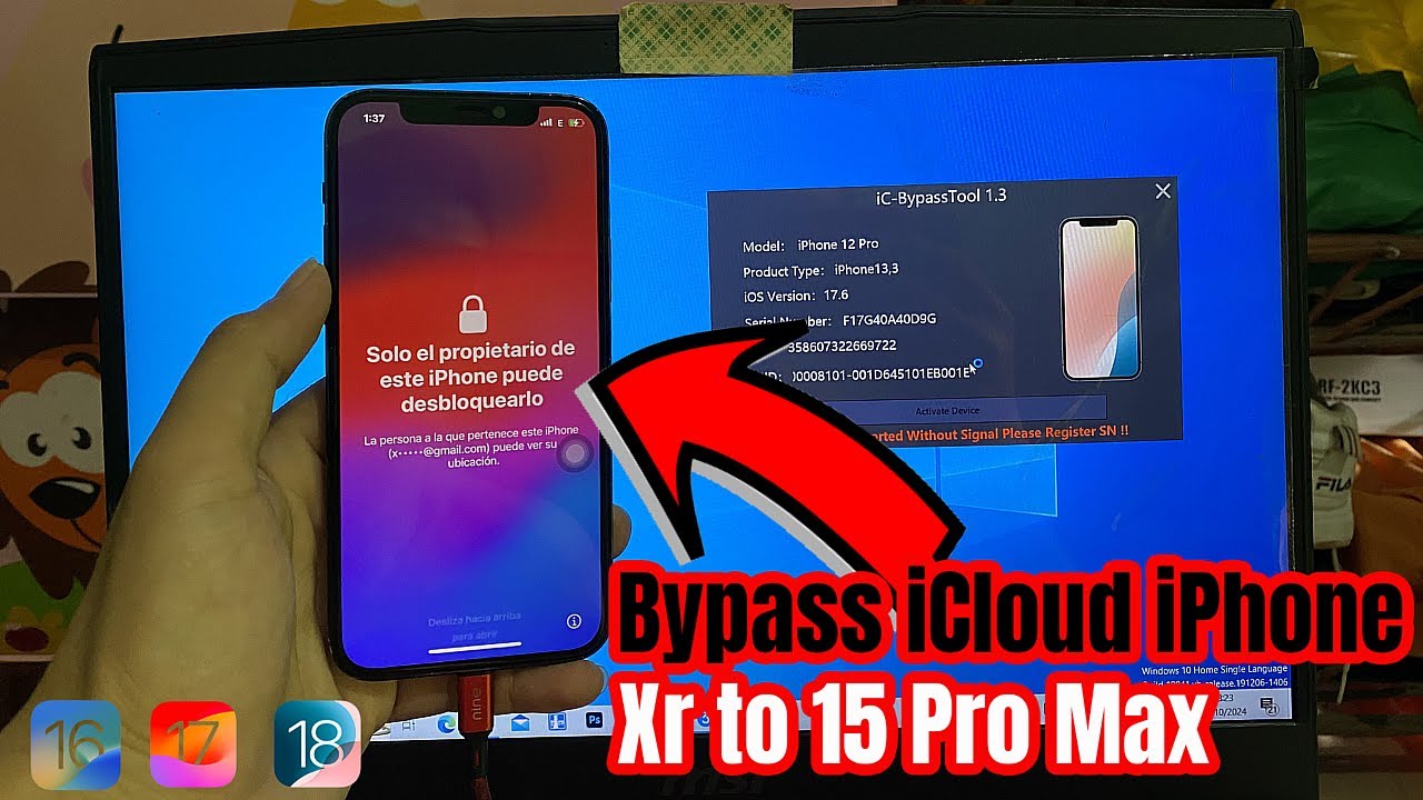 Remove/ Unlocking iCloud Activation Lock to Owner Bypass iCloud iPhone ...