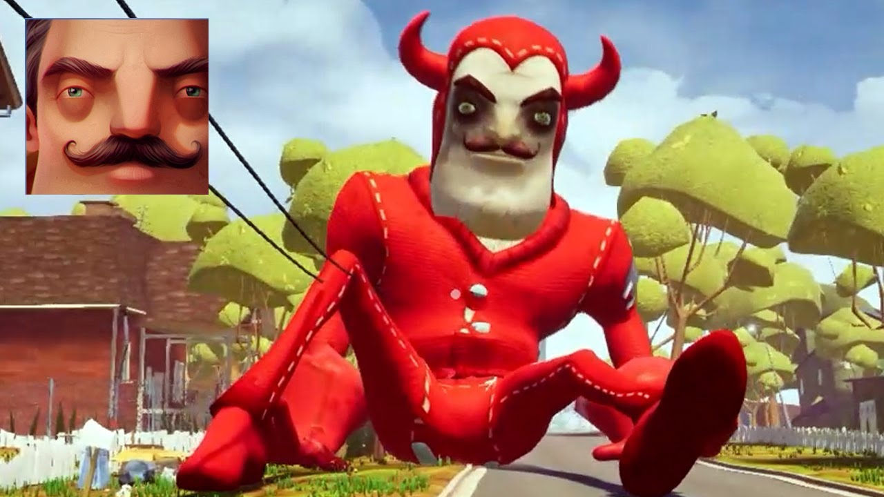 Hello Neighbor - My New Secret Neighbor Butcher Big Devil Act 2 Door ...