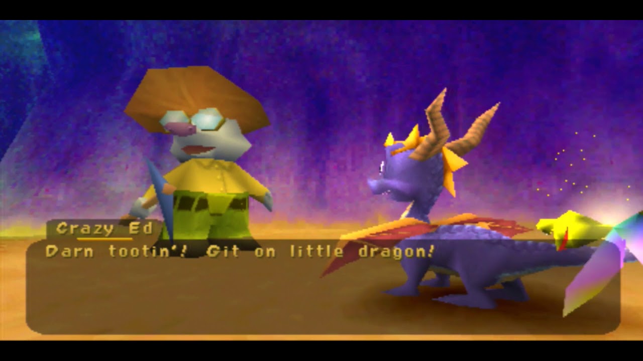 "Spyro 3: Year of the Dragon" All Character Dialogue (Lost Fleet) - YouTube