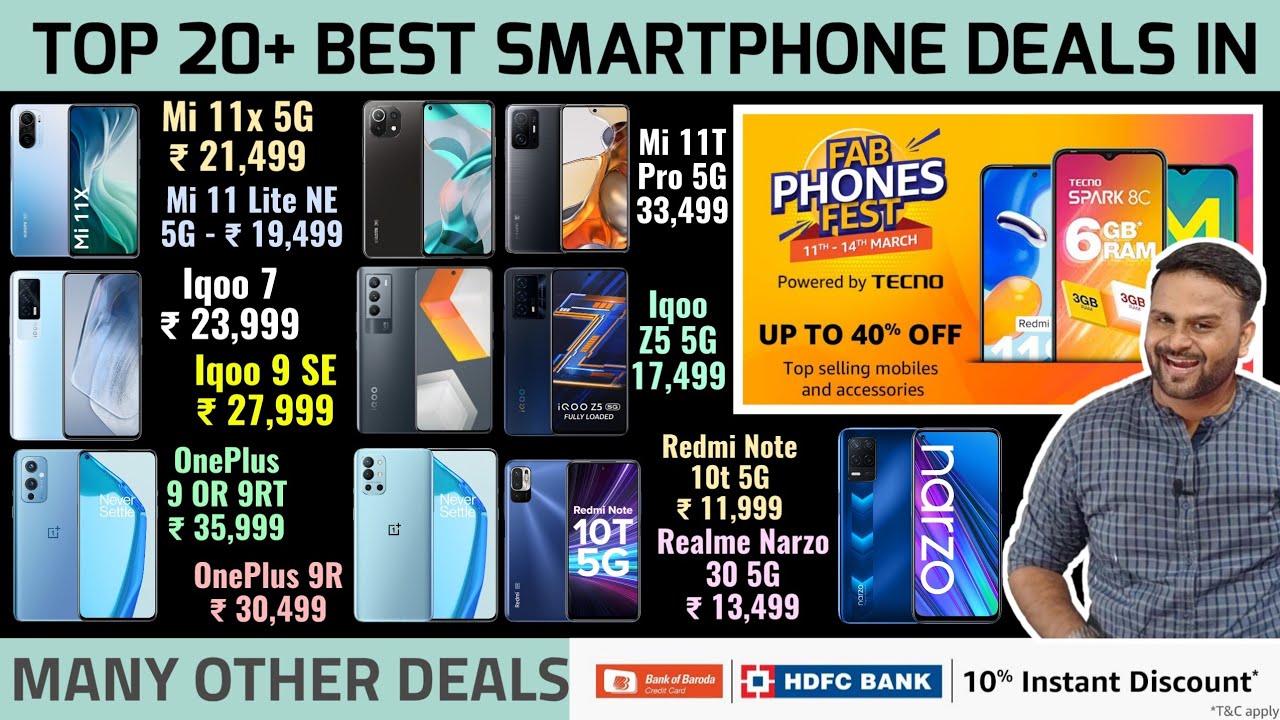 20+ BEST SMARTPHONE DEALS IN AMAZON FAB PHONES FEST SALE || AMAZON FAB ...
