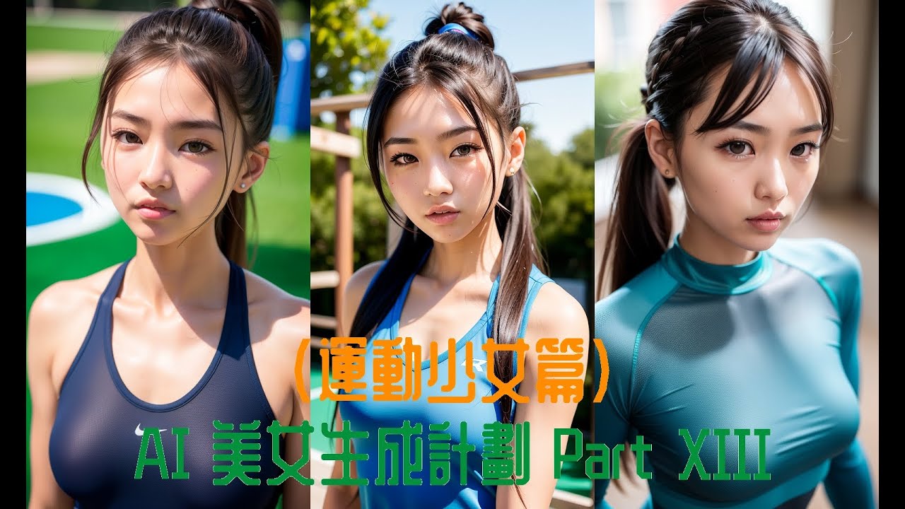 AI 美女生成計劃 Part XIII - 運動少女篇 - YouTube