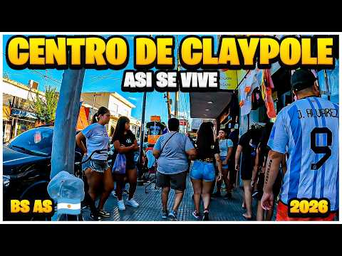 Caminando por el centro de Claypole: así se vive el barrio [4K]