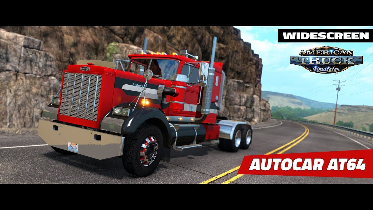 ATS | truck "Autocar AT64" v1.0 by XBS - review - YouTube