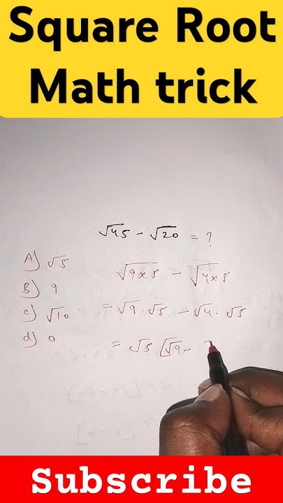 Root Square Math Tricks | Root Square Questions | #ssccglmaths #maths #governmentjobsstudypoint ...